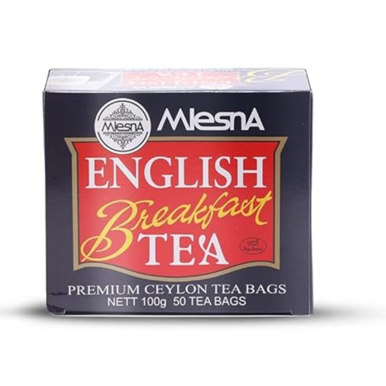 Mlesna Premium Ceylon English Breakfast Tea Bags – 50 Pack | String ...
