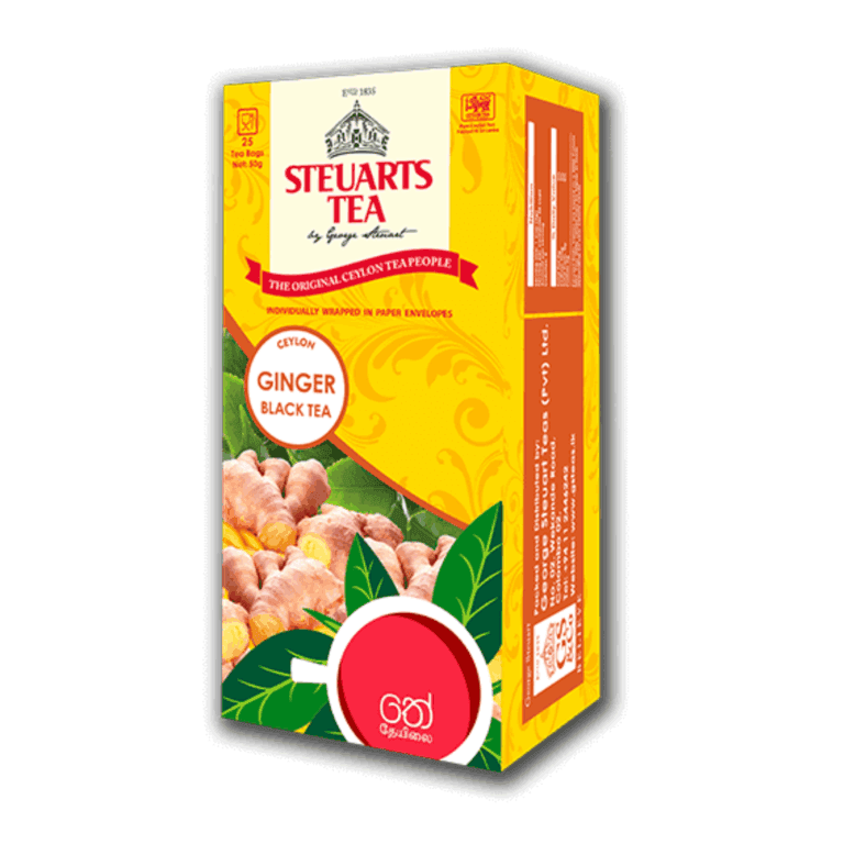 Delightful Steuarts Ceylon Ginger 25 Tea Bags