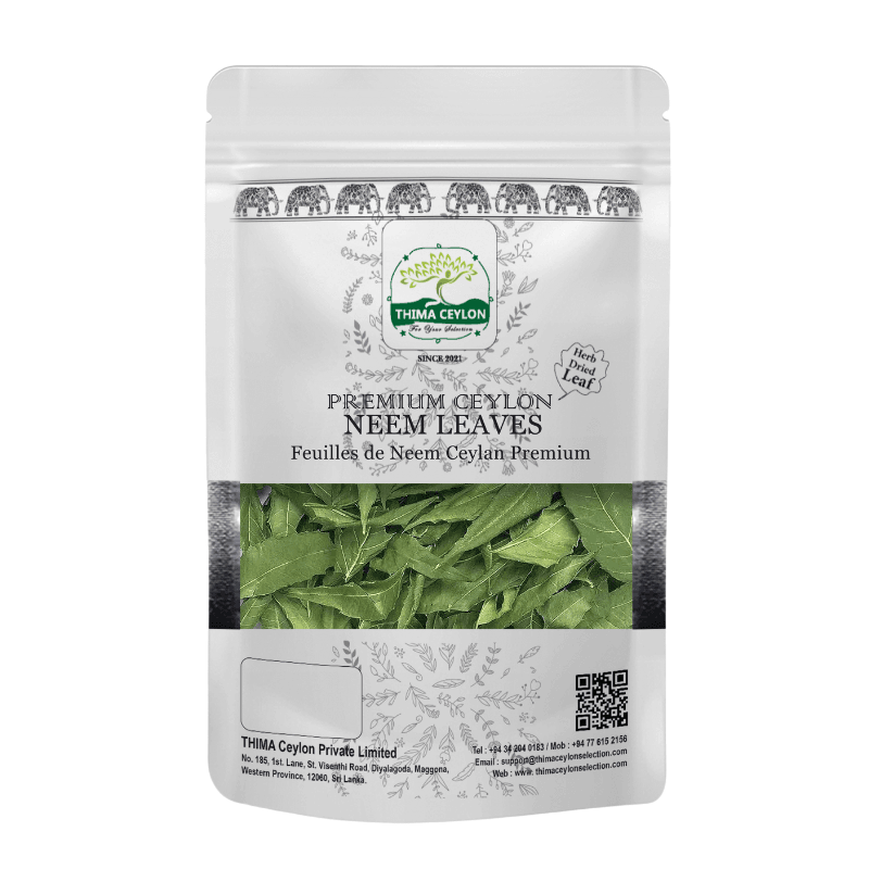 THIMA Ceylon Premium Sun-Dried Neem Leaf (Kohomba) 70g - 100% Natural ...