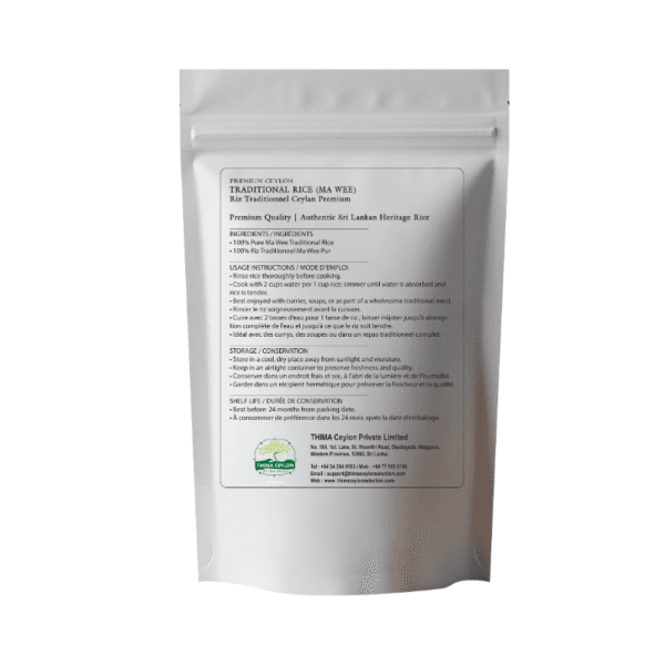 Premium THIMA Ceylon Ma Wee Traditional Rice 900g (2lb) - Authentic ...
