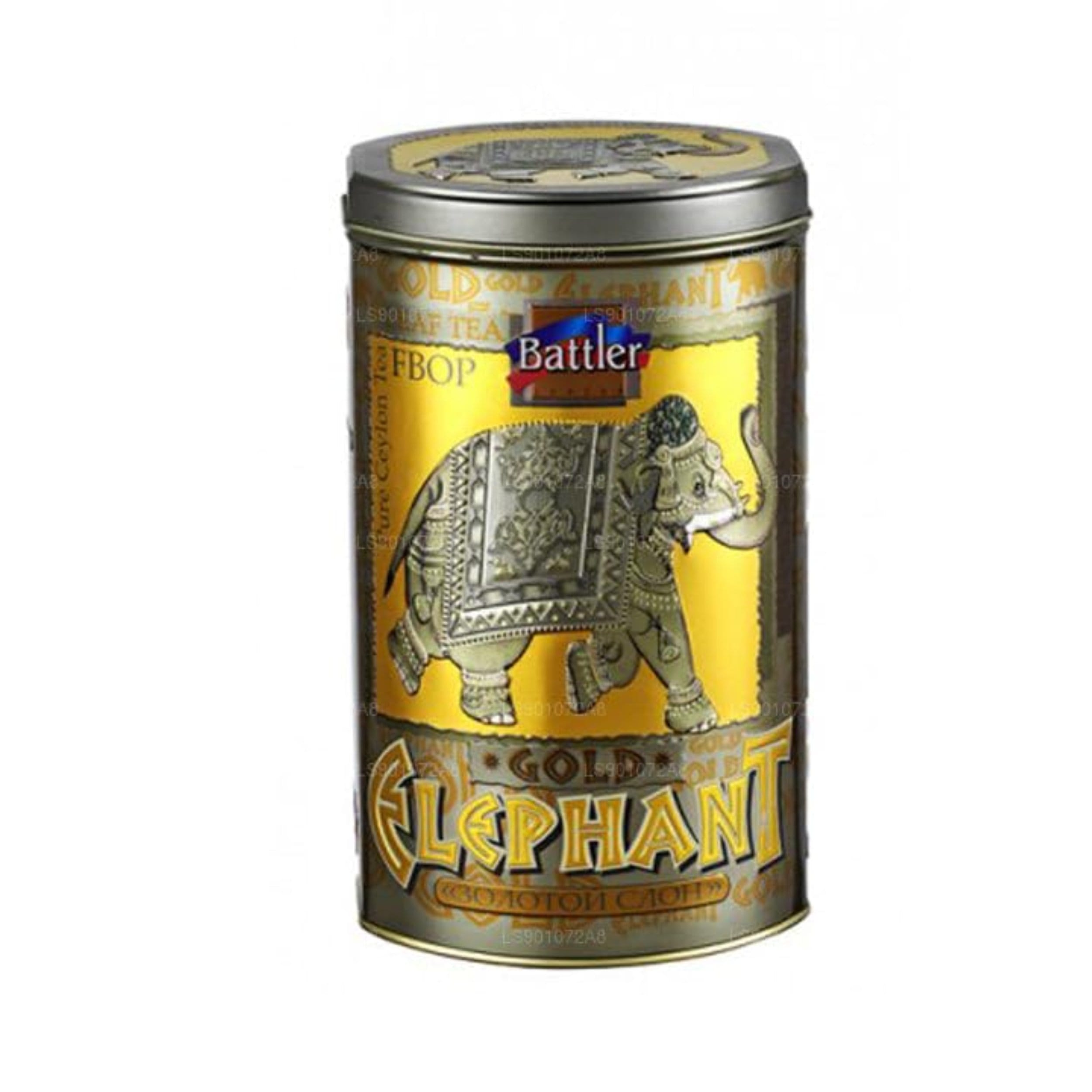 Battler Parade Gold Elephant – Ceylon Black Tea FBOP | 150g Tin Caddy | Low Grown | Mellow ...