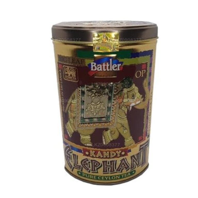 Battler Kandy Elephant – Ceylon Black Tea OP | 100g Tin Caddy | Low ...