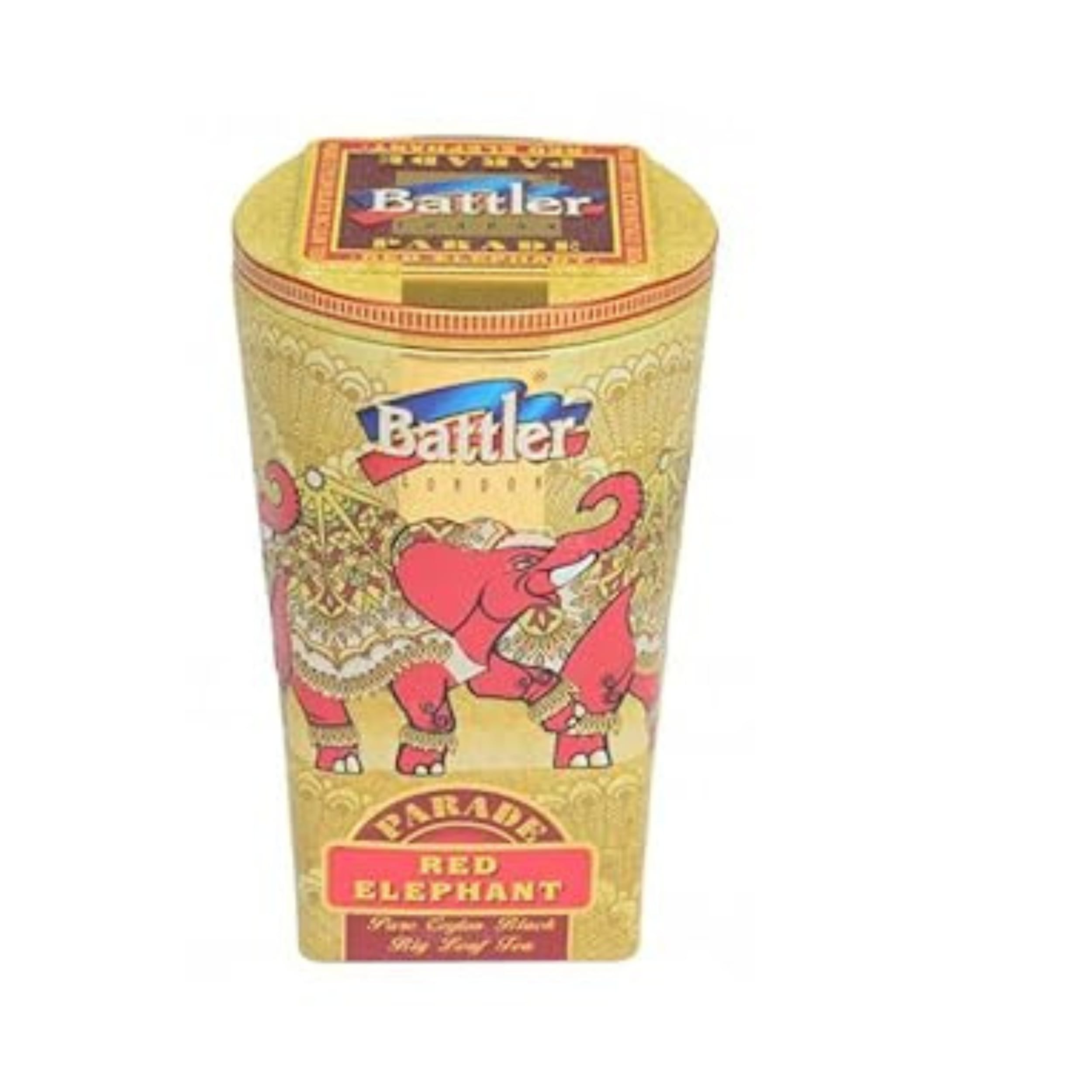 Battler Red Elephant – Ceylon Black Tea | 100g Tin Caddy | Bold Big ...